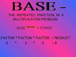Exponents and power | PPT