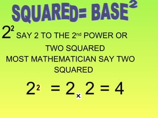 Exponents and power | PPT