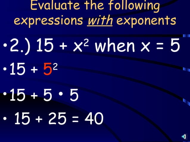 Exponents and powers | PPT