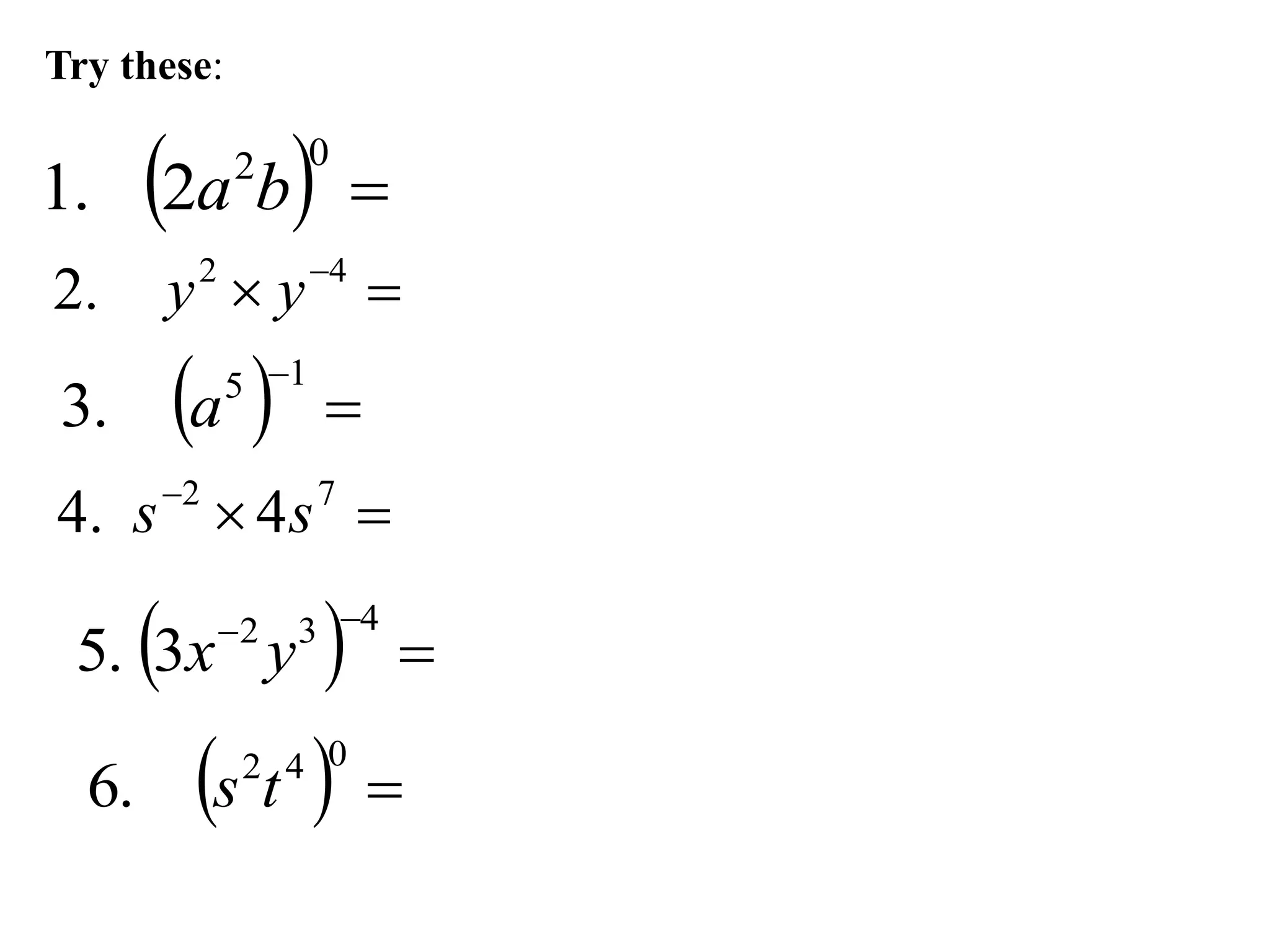 Exponents and powers by arjun rastogi | PPT