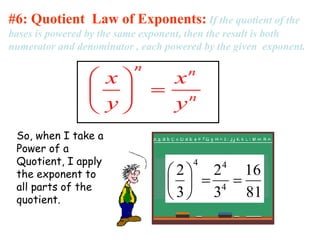 Exponents and powers by arjun rastogi | PPT