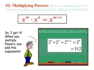 Exponents and powers by arjun rastogi | PPT