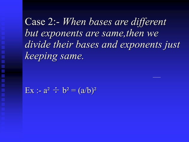 Exponents and Powers CLASS 8. powerpoint | PPT | Physics | Science