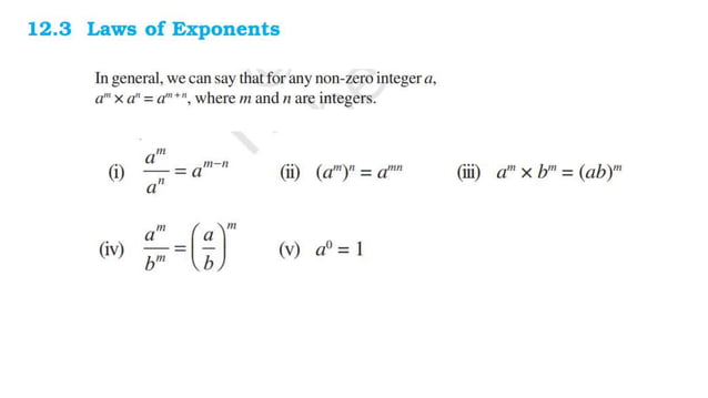 CBSE Class 8_Exponents and powers+part1 | PPTX | Physics | Science