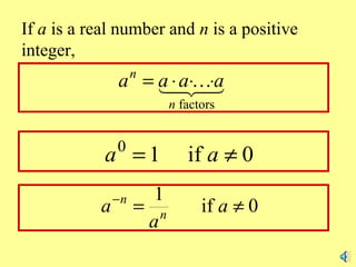 Maths in english. Exponents and scientific notation. | PPT