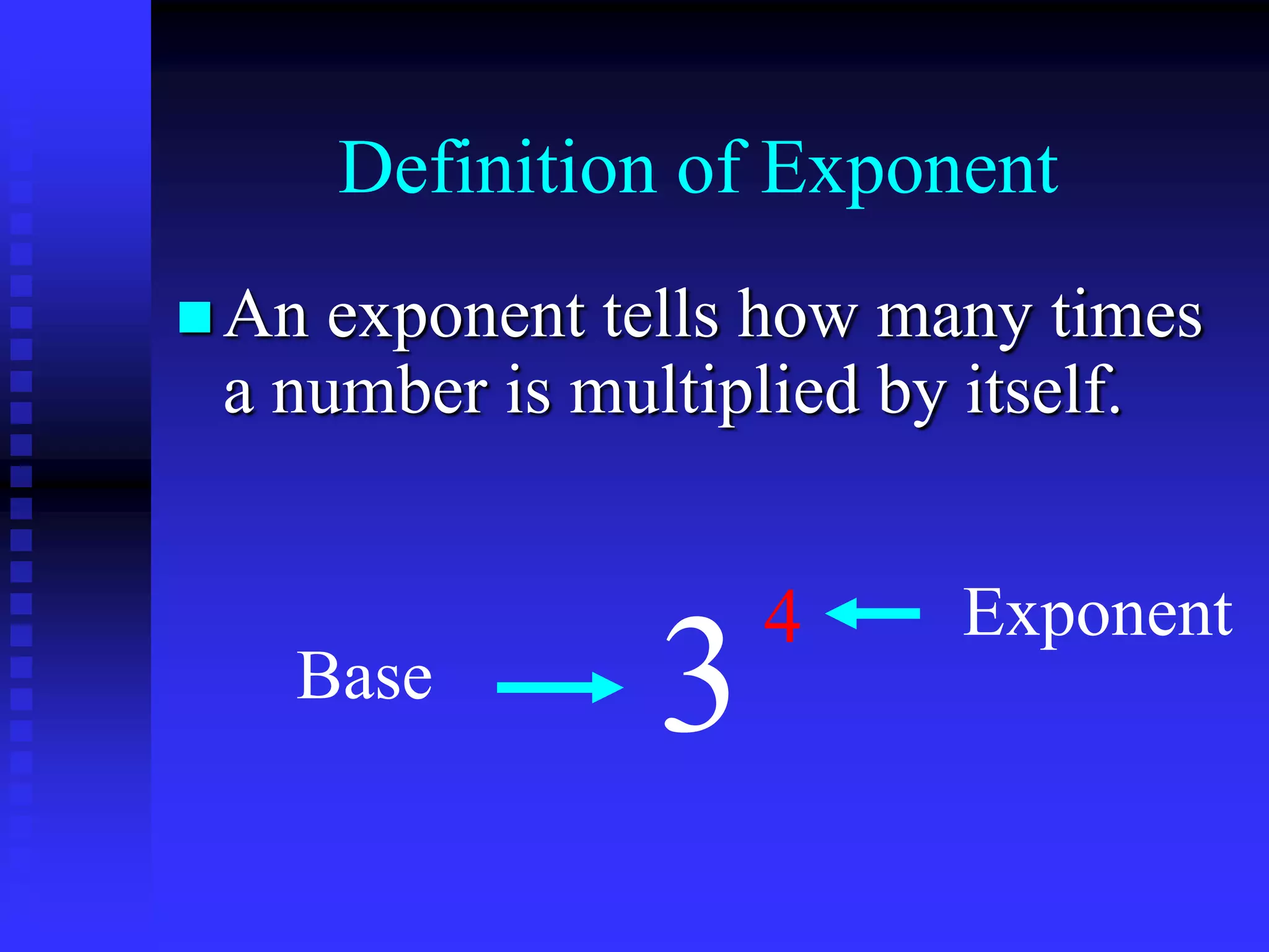 Exponents Intro with Practice.ppt