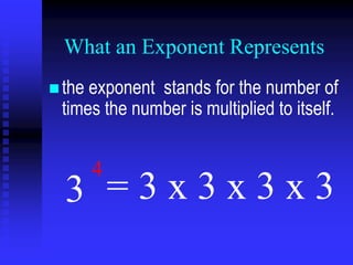 Exponents Intro with Practice.ppt