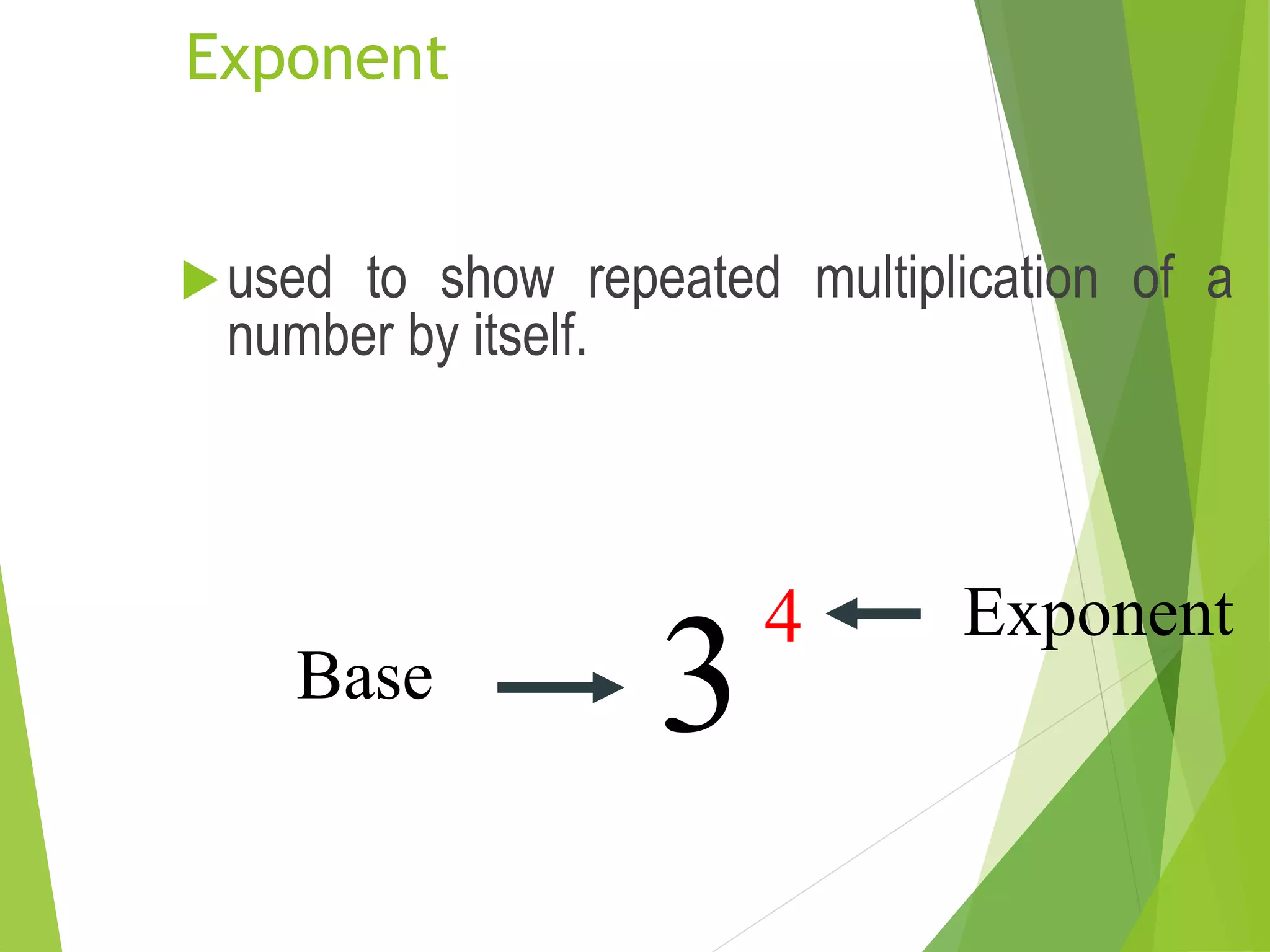 Exponents Intro with Practice.ppt