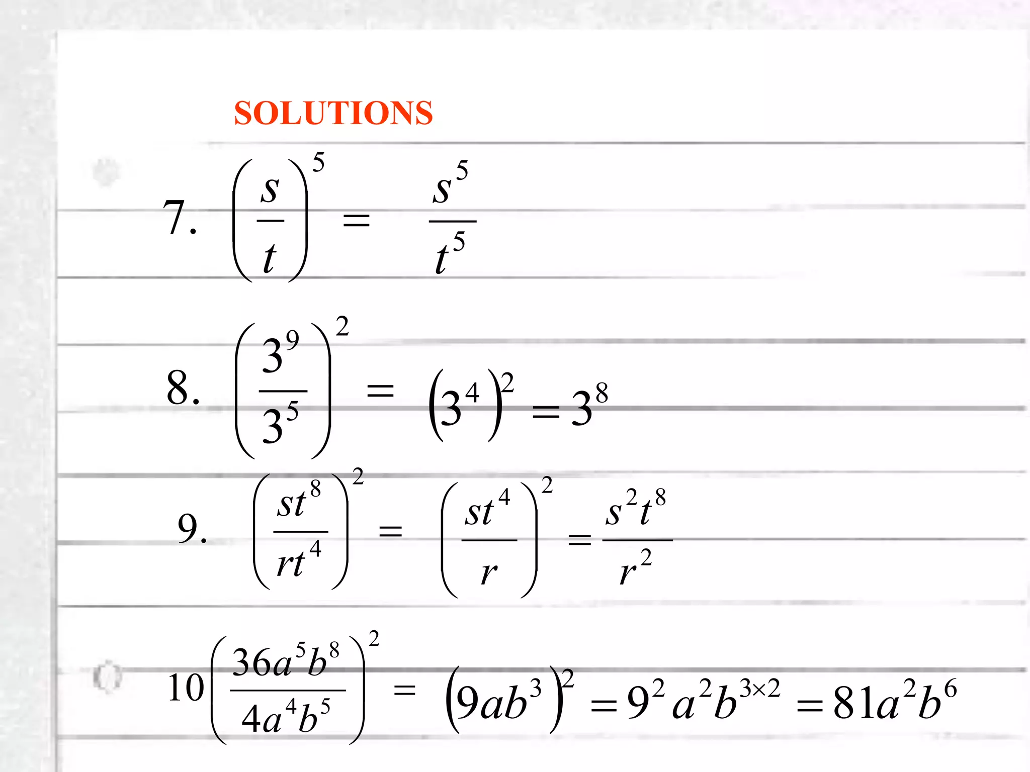 Exponents Intro with Practice.ppt