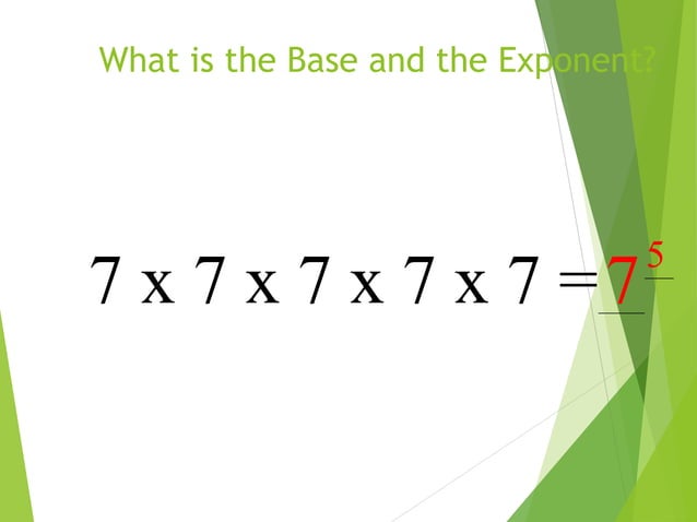 Exponents Intro with Practice.ppt