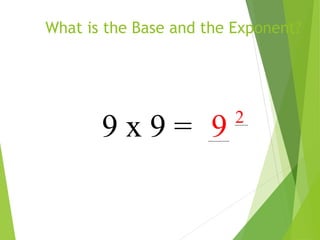 Exponents Intro with Practice.ppt