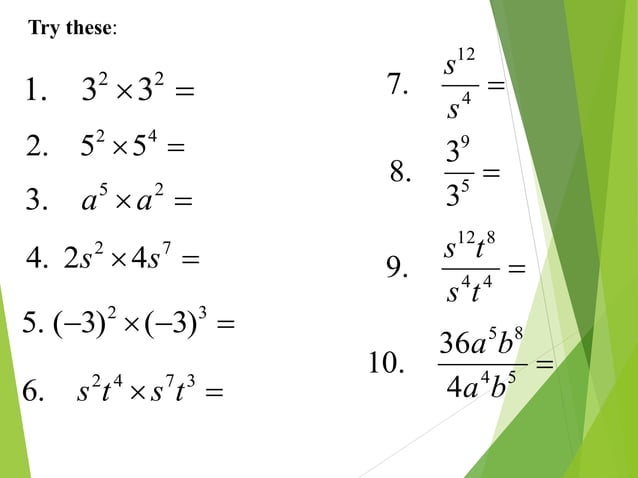 Exponents Intro with Practice.ppt