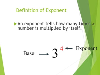 Exponents Intro with Practice.ppt