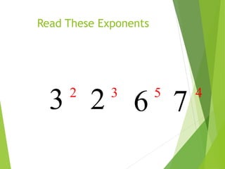 Exponents Intro with Practice.ppt | Free Download