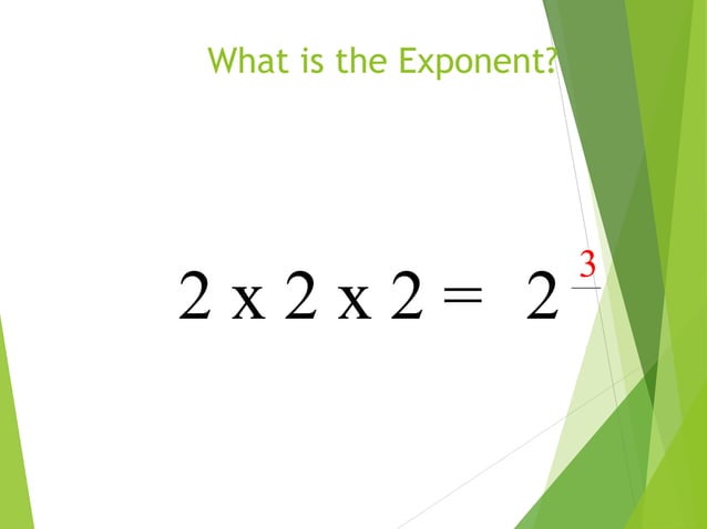 Exponents Intro with Practice.ppt