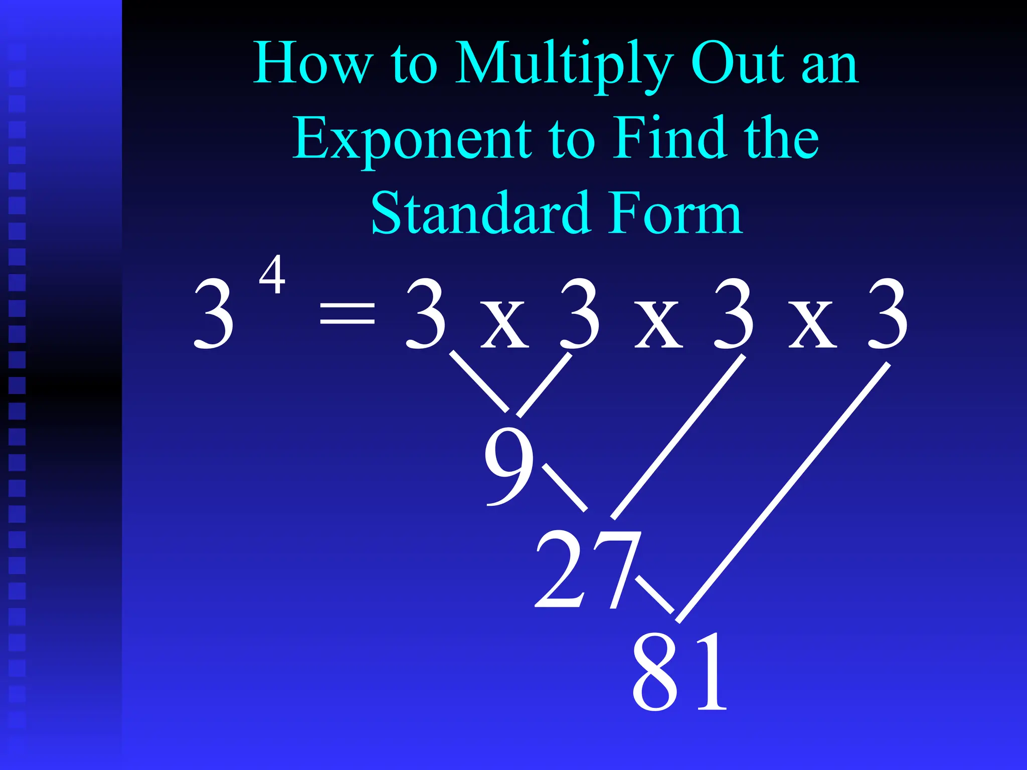 Exponents Intro with Practice math subject .ppt | Physics | Science