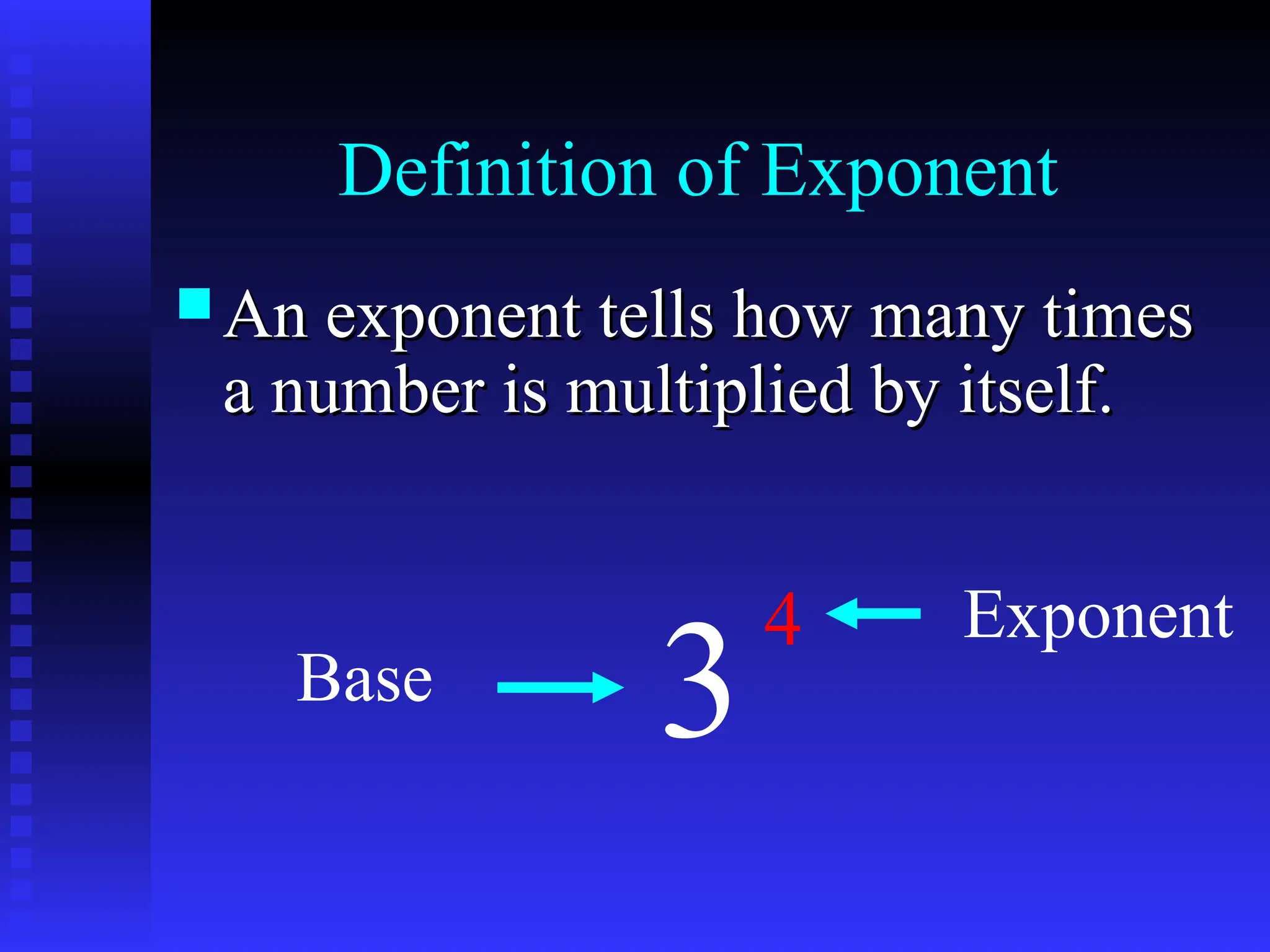 Exponents Intro with Practice math subject .ppt