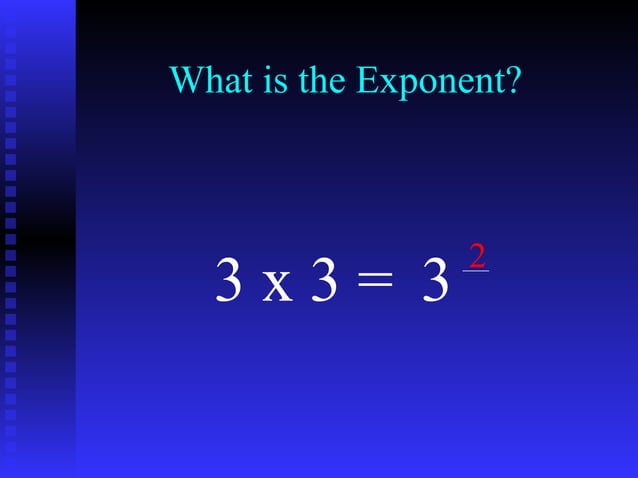 Exponents Intro with Practice math subject .ppt | Physics | Science