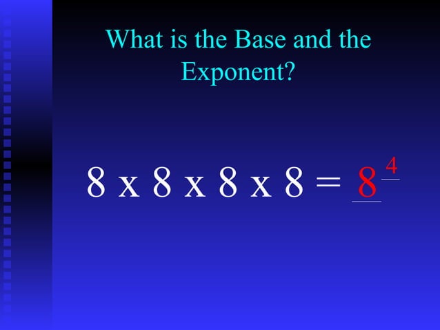 Exponents Intro with Practice math subject .ppt | Physics | Science