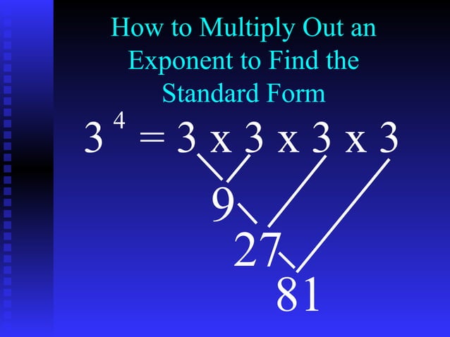 Exponents Intro with Practice math subject .ppt | Physics | Science