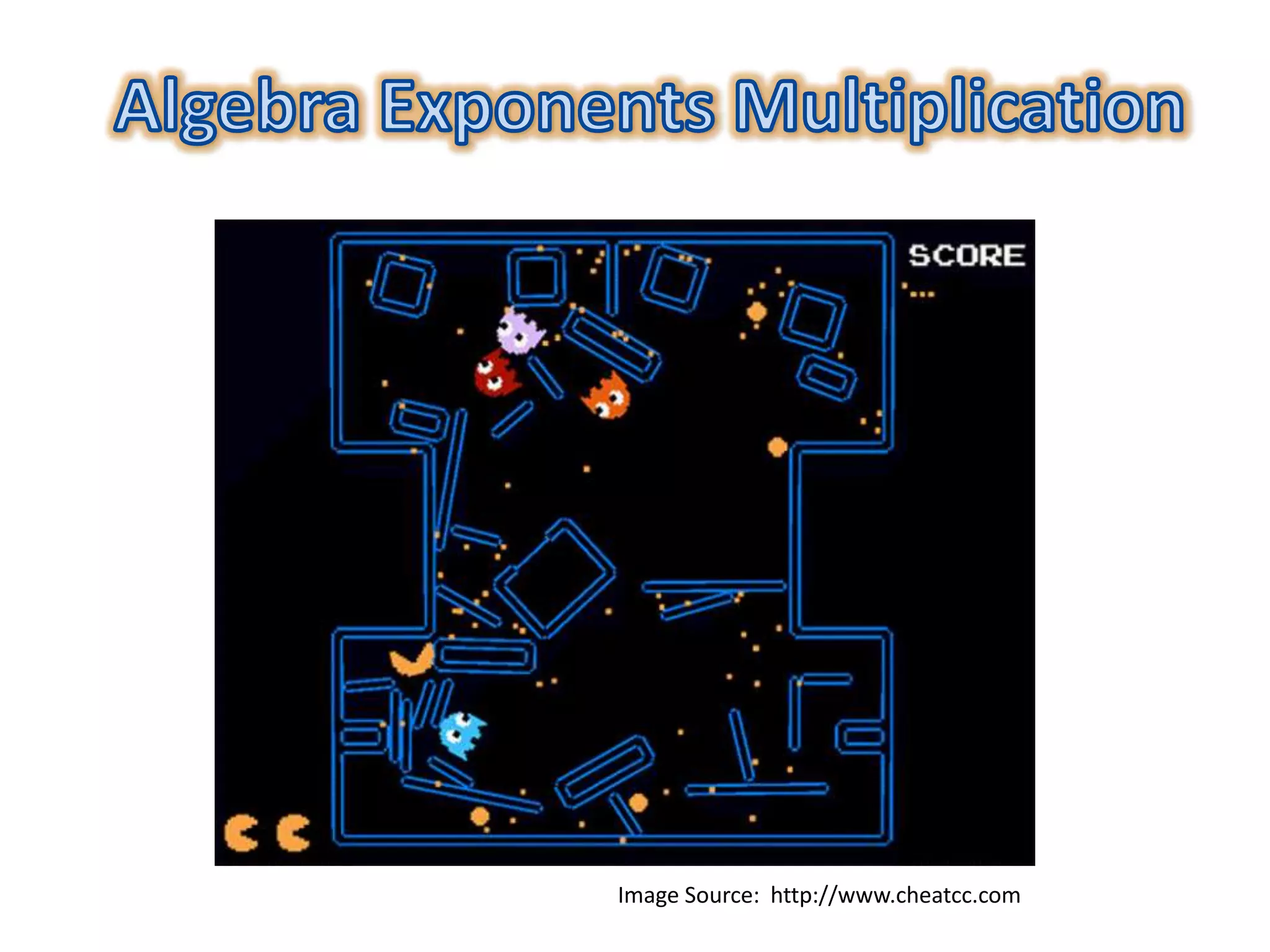 Algebra Exponents Multiplication | PPTX