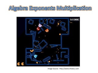 Algebra Exponents Multiplication | PPTX | Physics | Science