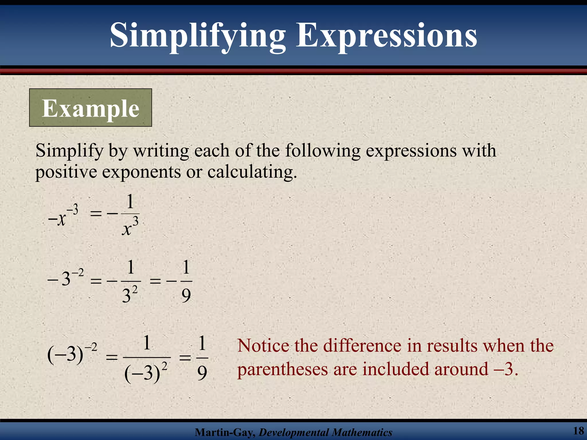 Exponents and Polynomials | PDF