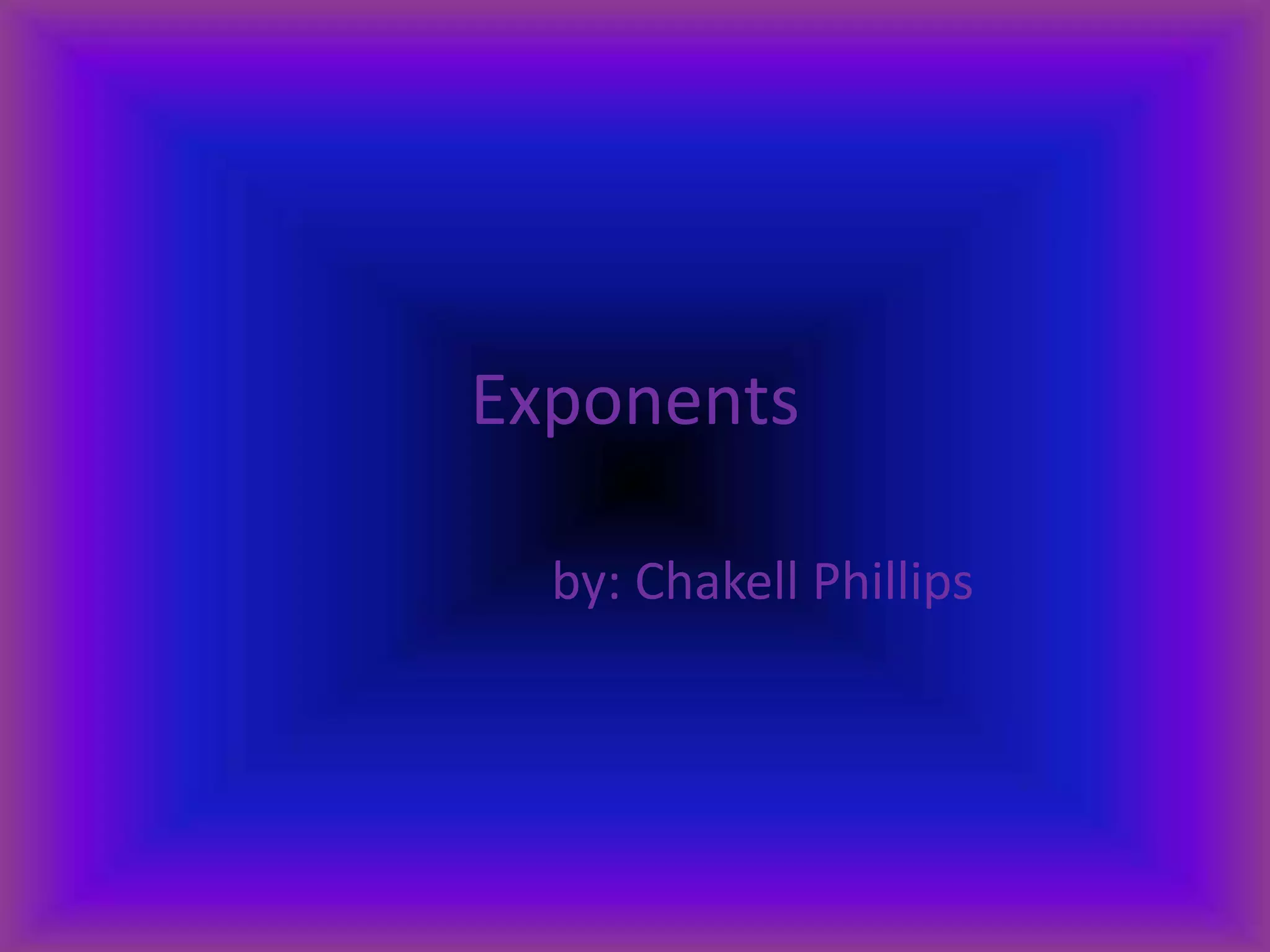 Exponents powerpoint | PPTX