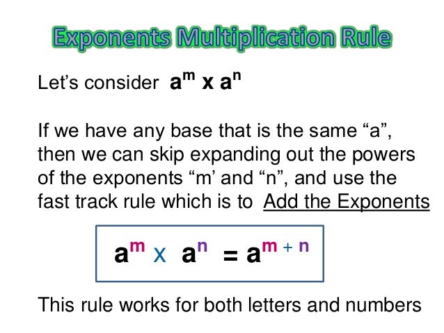 Exponents Rules exponents-rules