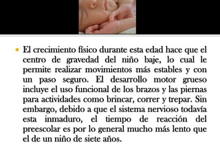 DESARROLLO MOTRIZ DE LOS 4 A LOS 6 AÑOS | PPSX