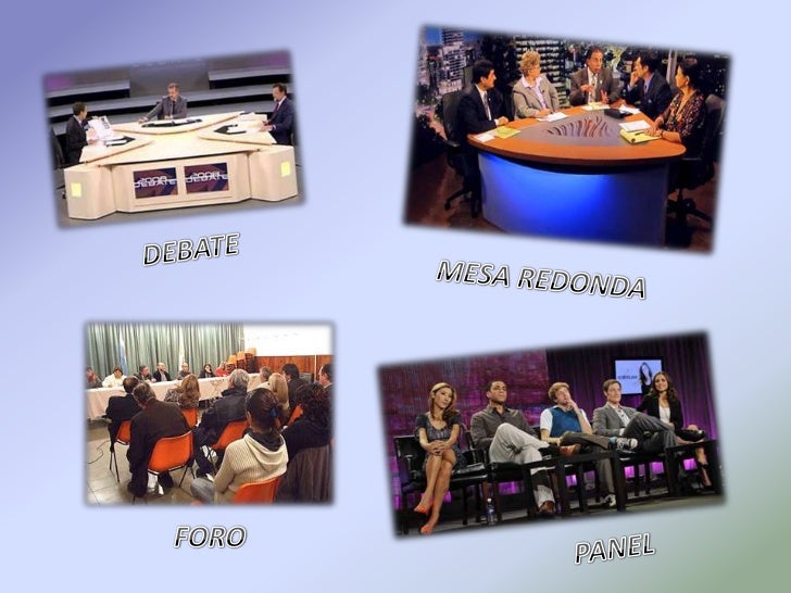 Expo panel, mesa redonda, debate y foro