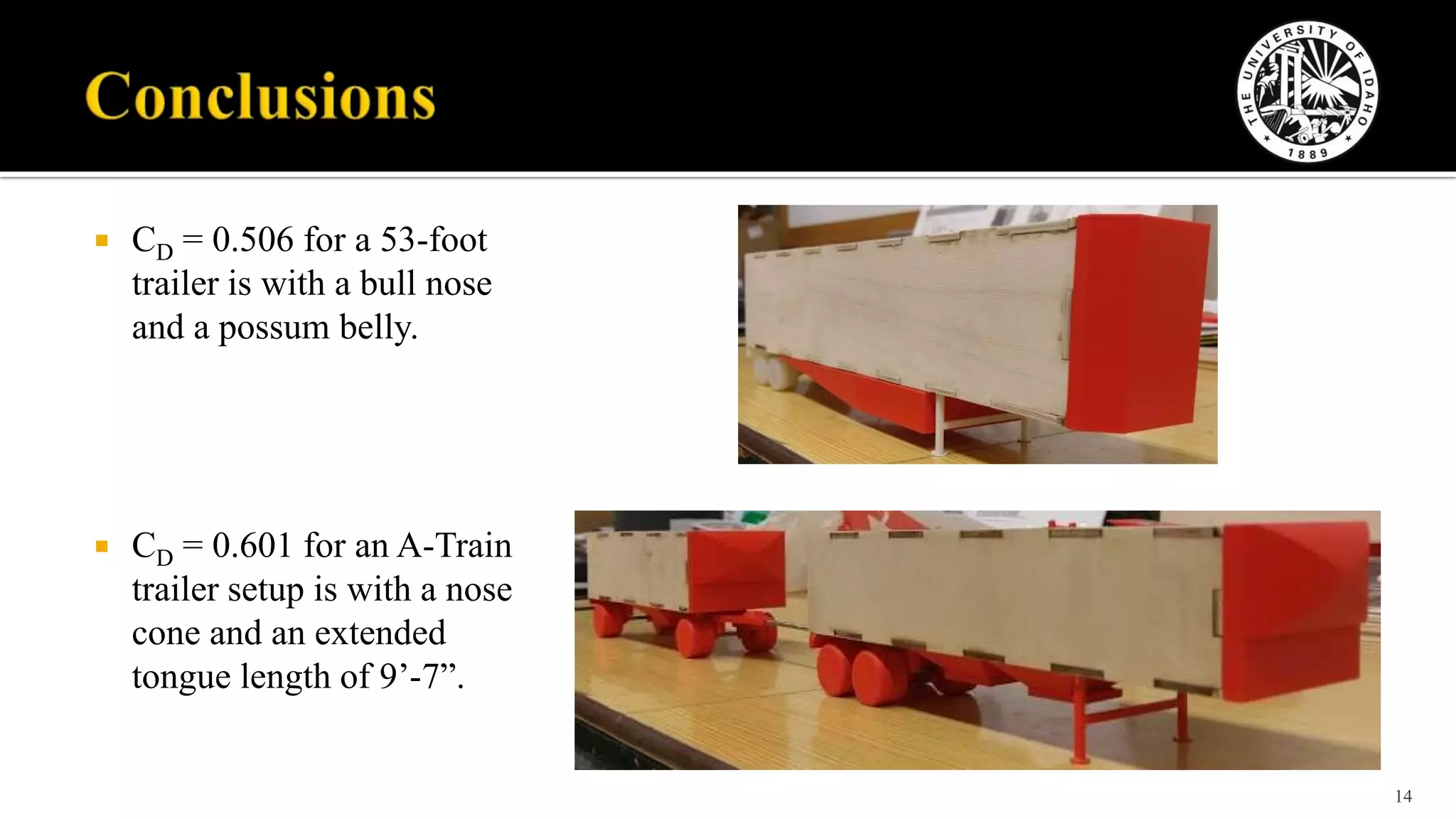 An Aerodynamic Study of Bulk Commodity Tractor Trailers | PPT