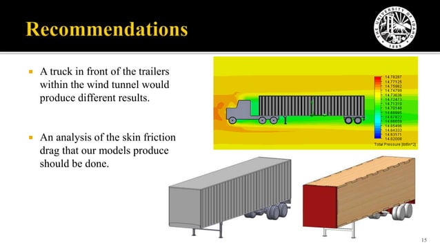 An Aerodynamic Study of Bulk Commodity Tractor Trailers | PPT