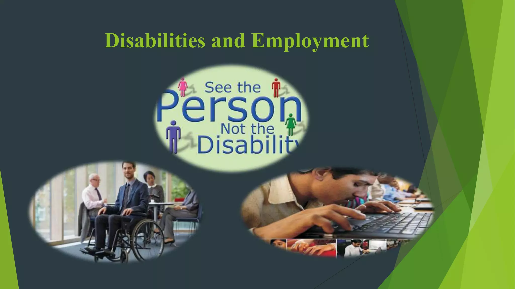 Human Resources Disabilities and employment | PPTX
