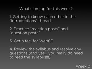 Week 0 Lecture | PPT