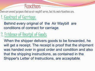 air way bill | PPTX