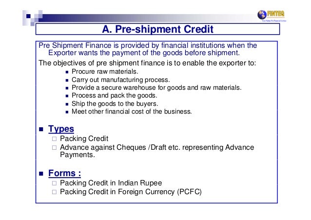 Export Credit Financing