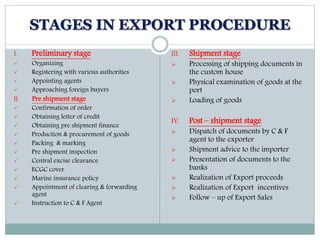 Export Import Documentation In India | Ppt