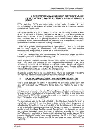 Export import for ss is 1 | DOC | Business | Business and Finance