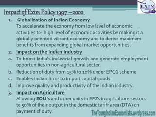 Export Import policy | PPTX