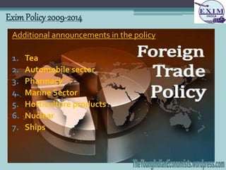 Export Import policy | PPTX