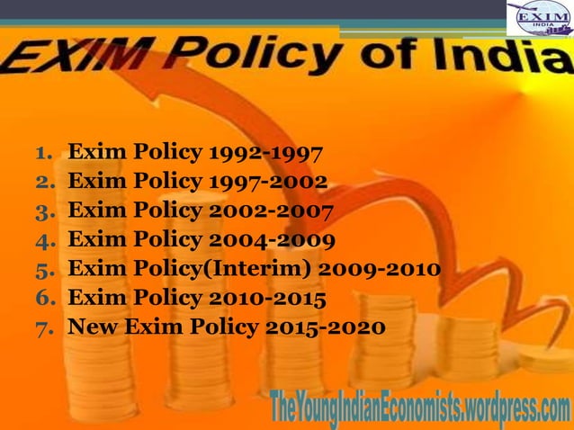Export Import policy | PPTX
