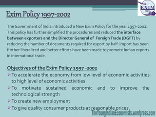 Export Import policy | PPTX