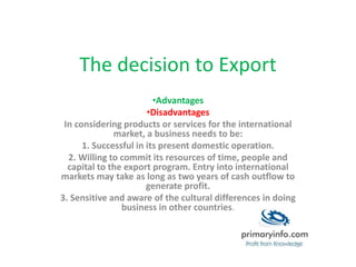Steps to Export | PPT