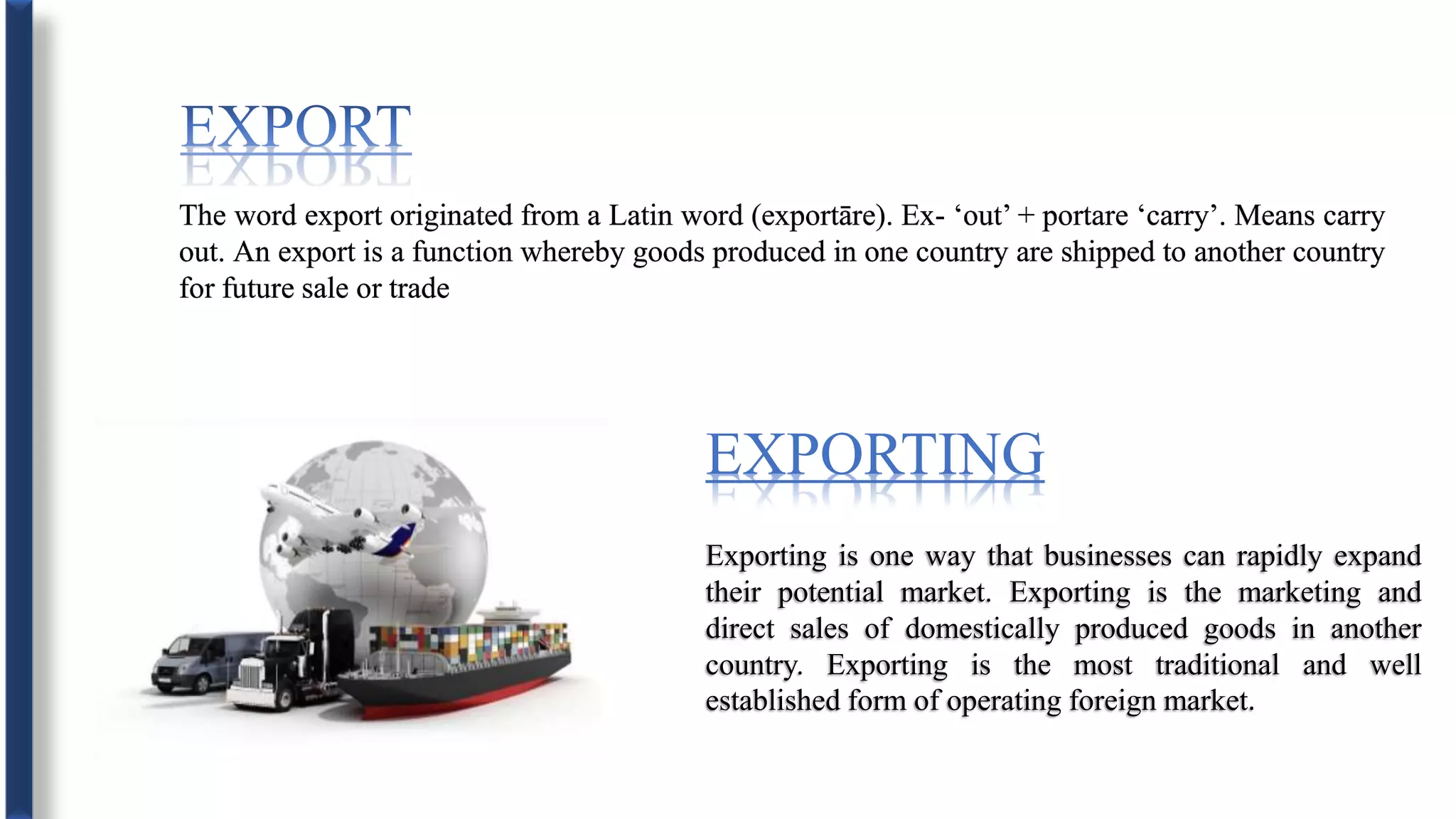 Export presentation | PPTX