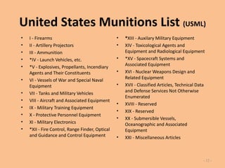 Export Control Overview | PPT