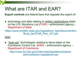 Working with Universities on Export-Controlled Technology | PPTX ...