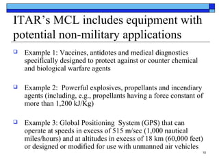 Export control training presentation | PPT