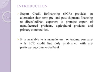 Export credit refinance | PPT