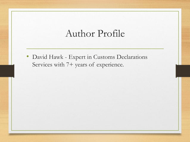 Understanding Export Declarations: A Comprehensive Guide | PPT